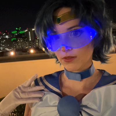 Cardboard Protogen Mask PDF FREE Link in Description - Etsy