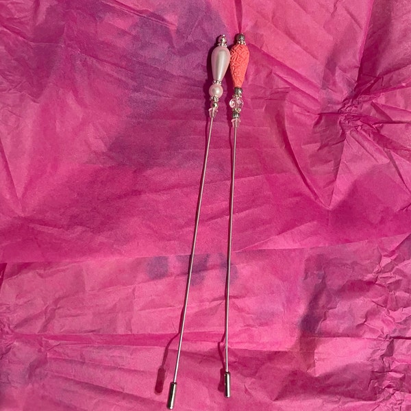 Teardrop Pearl Hat Pins in Silver or Gold With Choice of Length - Etsy