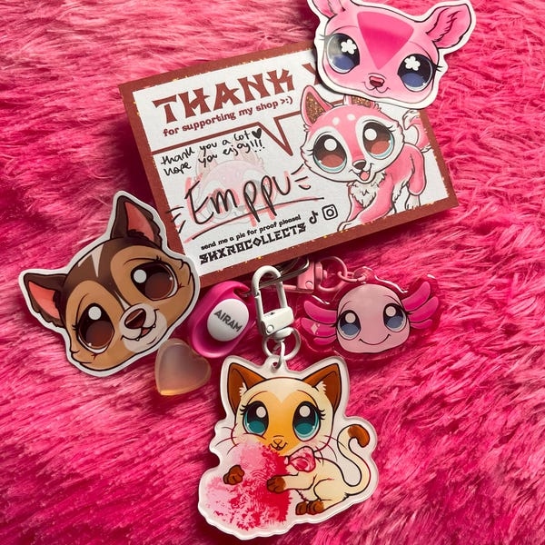 LPS Keychains & Phone Grip! - Littlest Pet Shop Merch - Etsy