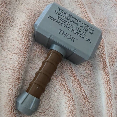 Thor Hammer Baby Rattle Cosplay Birthday Gift Nursery Decor Baby Toys ...