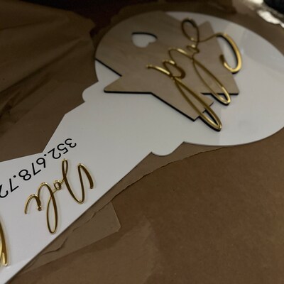 Acrylic Stone Signature Drinks Sign Layered Menu Wedding Menu Table ...