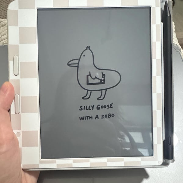 Kobo Screensaver Silly Goose, Funny Book Wallpaper, Cute Lockscreen ...