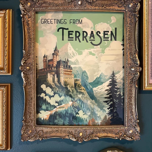 One Dark Window Providence Cards Poster | Fantasy Art Print | Rachel ...