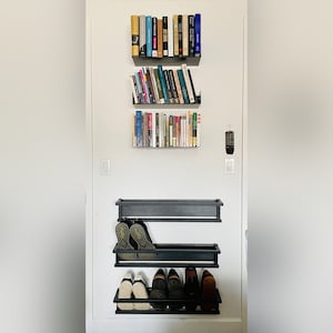 Entryway Metal Wall Mounted Shoe Shelf Industrial Schuhregal - Etsy