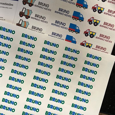 Preppy Waterproof Labels Name Labels for School Pink Floral - Etsy