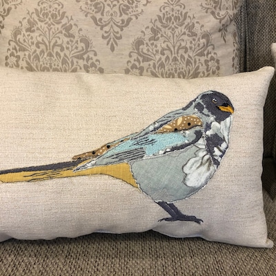 Raw Edge Applique 'magpie' - Etsy