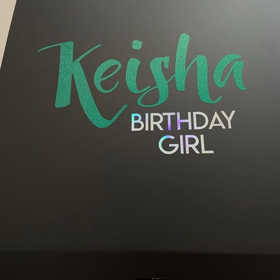 Custom Birthday Gift Box With Name Personalized Decorative - Etsy