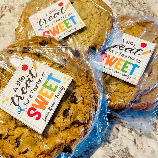 Teacher Appreciation TAG, Sweet Treat Tag, Teacher Thank You Tag ...