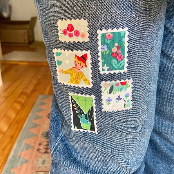 Liberty Fabric Stamps - Etsy