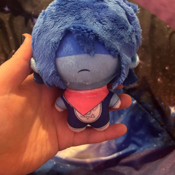 Deltarune Kris 10cm Plush ,chibi Kris Plushie ,gift for Deltarune Lover - Etsy