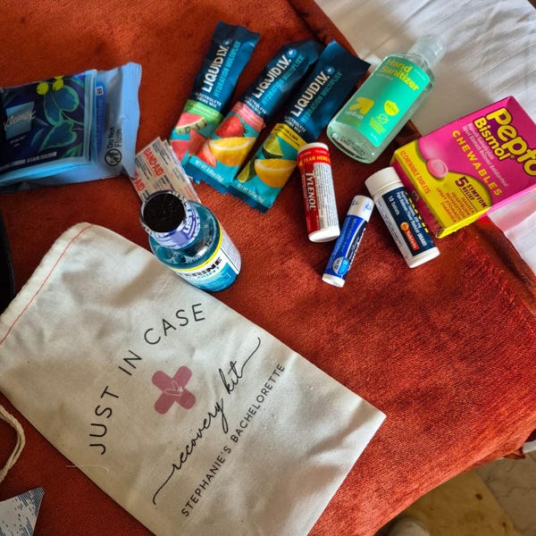 Just in Case Wedding Recovery Kit Bags | Classic Cross Hangover Kits ...