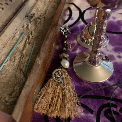 Moon Fairy faeries Moon Goddess Wiccan Alter Tool Besom / - Etsy
