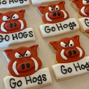 Razorback With Plaque Cookie Cutter (designed by Stephanie Reeves ...