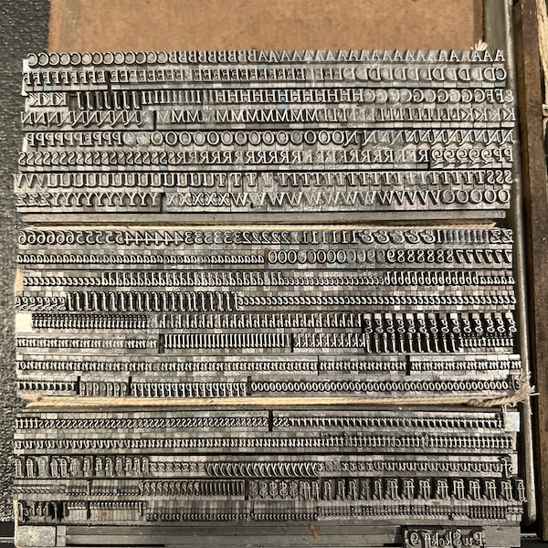 Murray Hill 18 Point ATF 711 Font for Letterpress Printing - Etsy