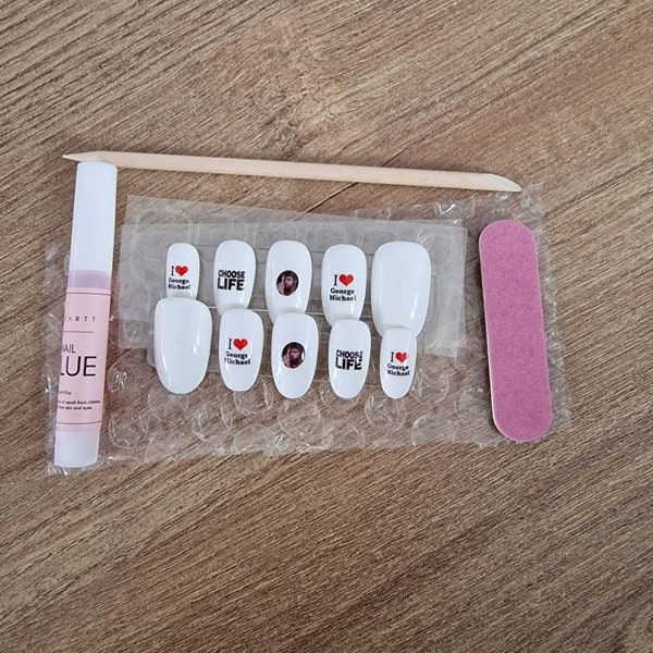 George Michael - Singer - Tribute Nails - Artist Nails - Celebrity ...