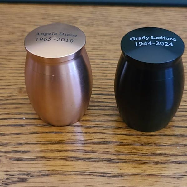 Personalized Mini Urn, Tree of Life Cremation Urn, Funeral Urn, Human ...