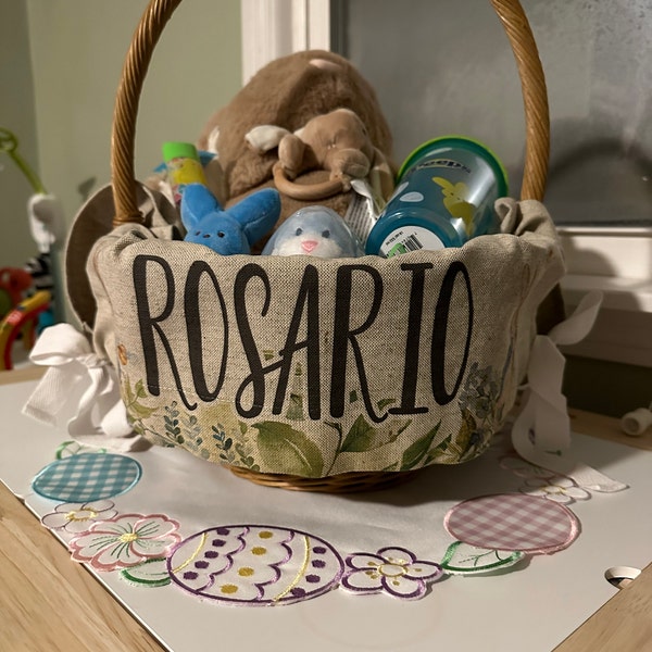 Peter Rabbit Personalized Easter Basket Liner • Custom Easter Basket ...