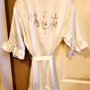 Bride Robe Personalized Bride Gift Bridal Shower Gift Unique | Etsy