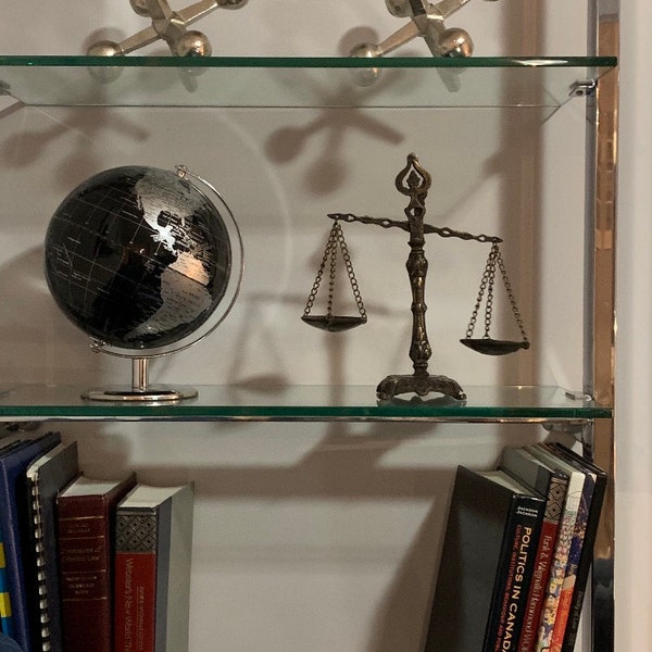 Scales of Justice, Law Office Decor, Brass Justice Scales, Lawyer Art ...