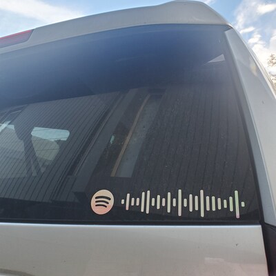 Custom Spotify Code Vinyl Decal - Etsy