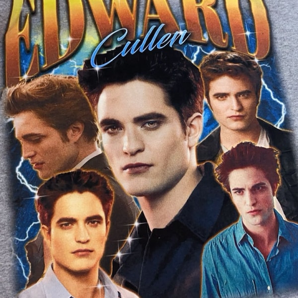 Edward Cullen Retro 90s Shirt - Edward Cullen Sweatshirt - Robert ...