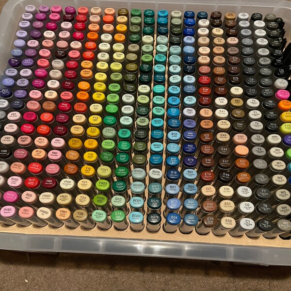 Copic Marker Storage System - Holds 380 Sketch/ciao Markers - Etsy