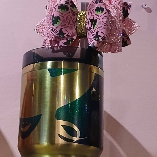Glitter Tumbler Bow for Stanley, Straw Topper, Copper Gold Rose Gold ...