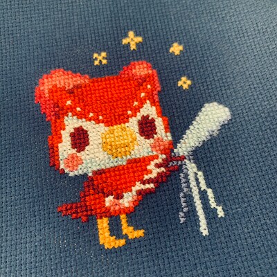 Animal Crossing Celeste Cross Stitch Pattern - Etsy