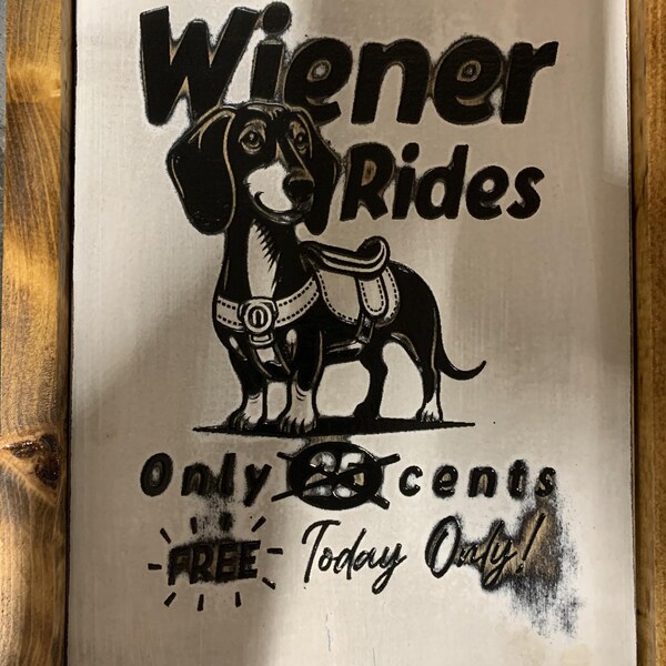 Wiener Rides SVG Funny Dachshund Dog Joke Adult Men Humor PNG JPG Cut ...