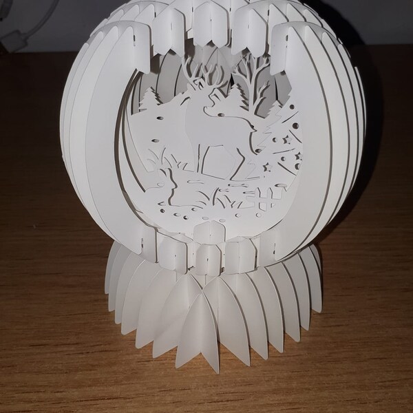 Pack 4 Sphere Popup Mini for Xmas, SVG Templates for Cricut Joy and ...