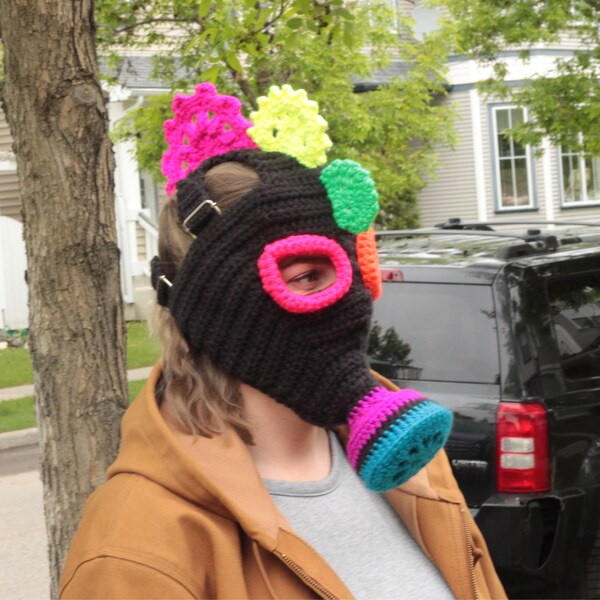 Gas Mask Gone Twisted Crochet PATTERN (this is a Pattern, Not a ...