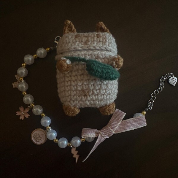 AirPod Case Cute Handmade Crochet Lover Knitting Earpod Case Headphone ...