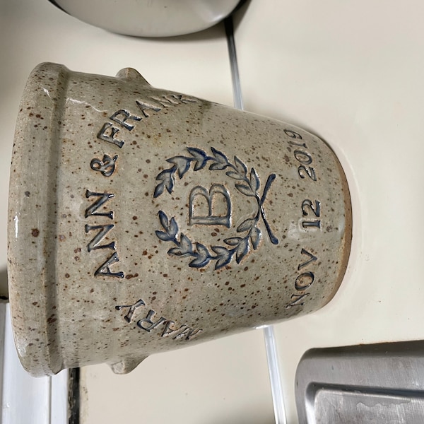 Personalized Stoneware Crock - Etsy