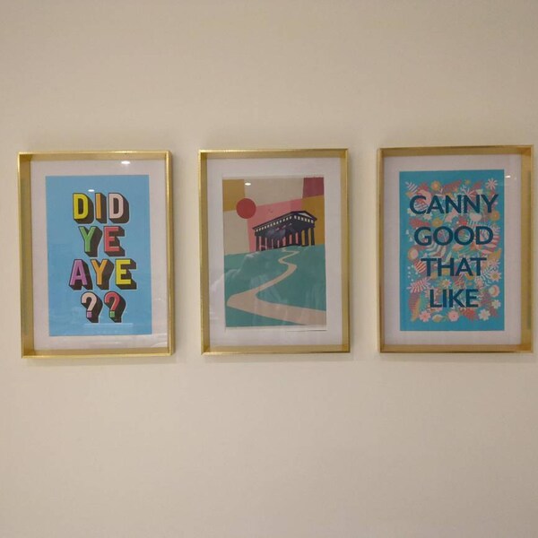 Live Laugh Love Funny 'don't Be A Cnt' Swearing Quote Wall Art A5-A4-A3 ...