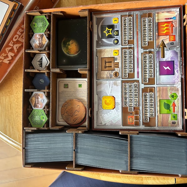 5pcs Terraforming Mars Player Board Acrylic Overlays | Player Trays for ...