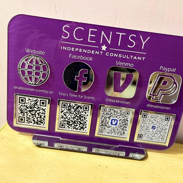 Scannable QR Code | 4 Icons Qr Code | Multi Qr Code | Qr Code Sign | Qr Code Sign for Business ...