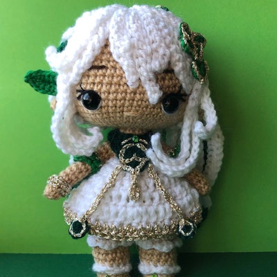 Crochet PDF Pattern: zhongli Chibi Amigurumi - Etsy