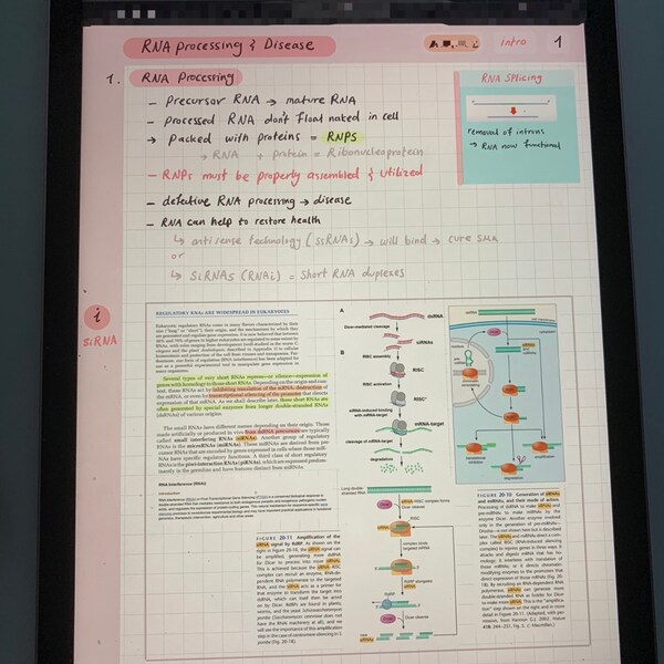 Digital Notebook Hyperlinked Kawaii Notebook With Cute Note Taking ...