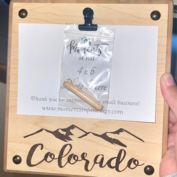 Colorado Picture Frame, Colorado Themed Gift, Colorado Gifts, Colorado ...