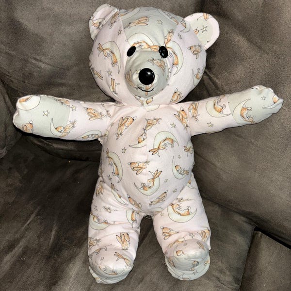 Memory Bear Pattern Easy 14" Sewing Pattern Simple Bear Pattern Sewing Pattern PDF Teddy Bear ...