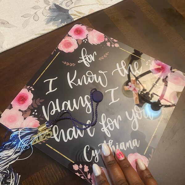 Personalized Senior Graduation Cap Topper, Custom She Understood the ...