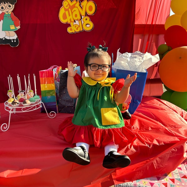 Chilindrina, Chilindrina Costume, Baby Dress, Baby Birthday Dress ...