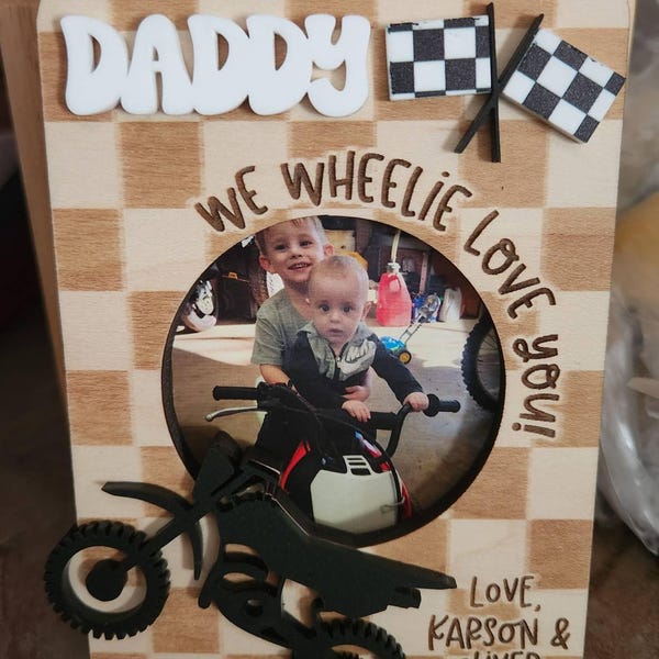Father's Day Magnetic Picture Frames, Picture Frame Fridge Magnet, Car ...