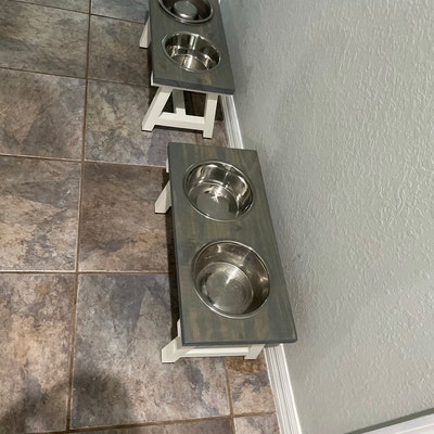 Dog Food Stand, Farmhouse Style - Etsy