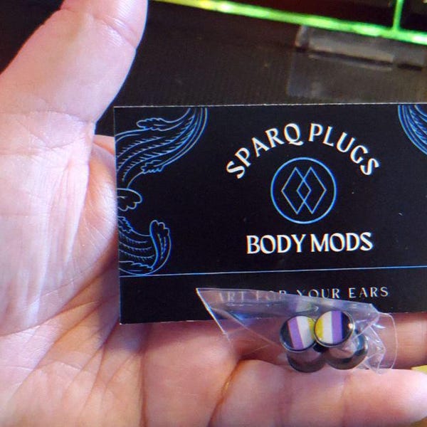 Beetlejuice Meme Plugs | Goth Halloween Gauges | Blacklight & UV Light ...