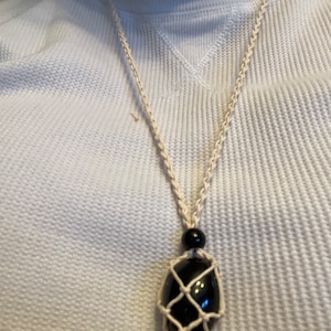 Woven Basket Waxed Hemp Interchangeable Adjustable Crystal Net Cord ...