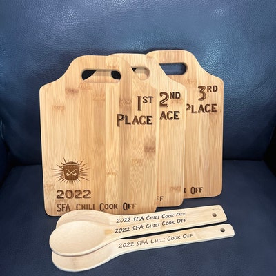 3 Chili Cook off Award Boards Bake off BBQ Competition Culinary Trophy ...