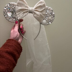 The Ice Queen Handmade Mouse Ears Headband - Etsy