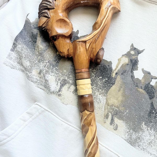 Elegant Walking Stick for Women, Mom, Grandma - Ladies, Crafted Handle ...