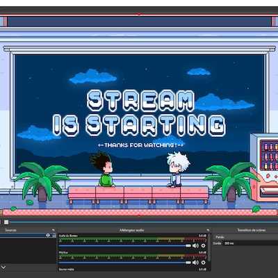 Cute 3x Premium Animated Twitch Offline Banners 8bit Pixel Art Stream ...